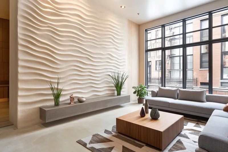 Cómo dar textura visual a tus paredes para transformar tu hogar